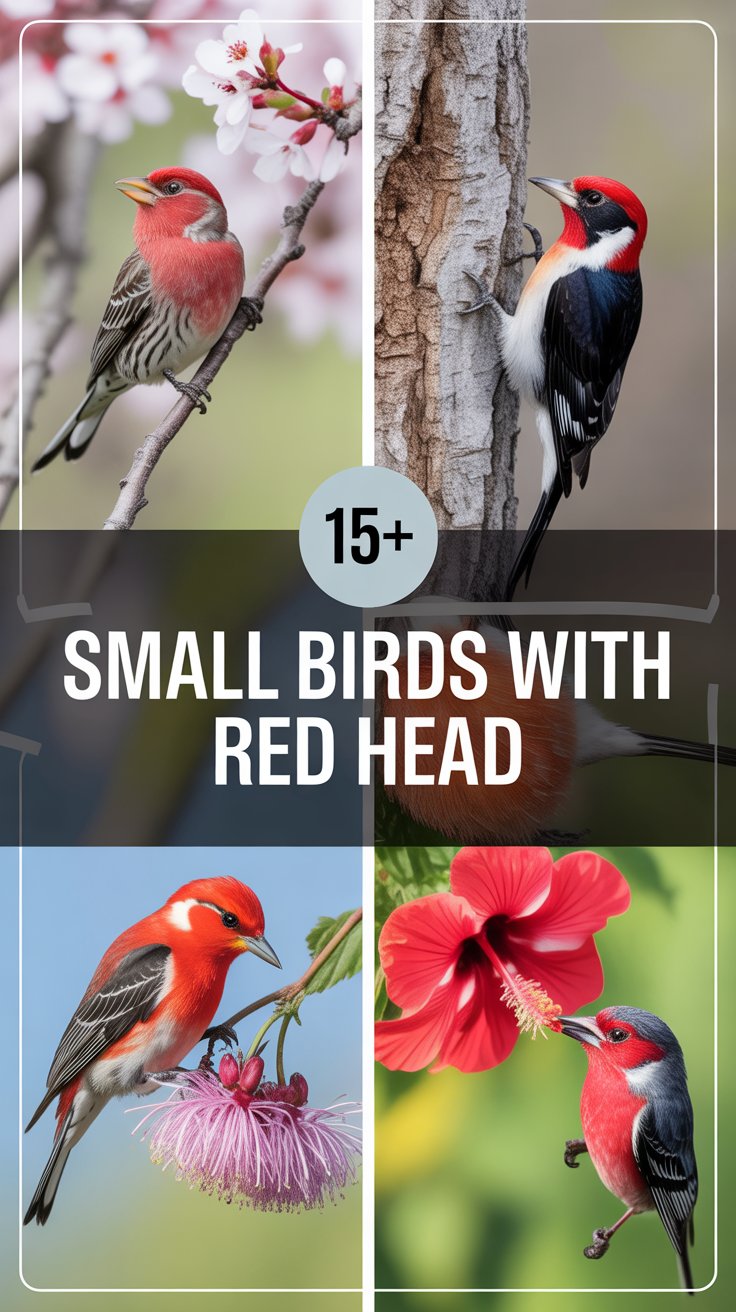 15+ Small Birds With Red Head ( With Pictures And Facts) - BirdsPedia.org